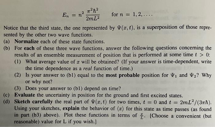 3.2 Exploring the States of a Simple Quantum System | Chegg.com