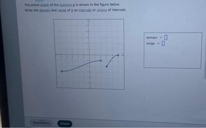 Solved The entire graph of the function g is shown in the | Chegg.com