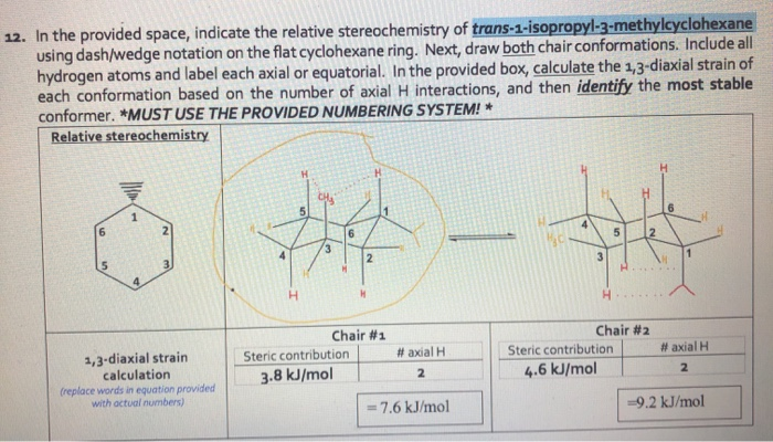 Solved 12. In the provided space, indicate the relative | Chegg.com