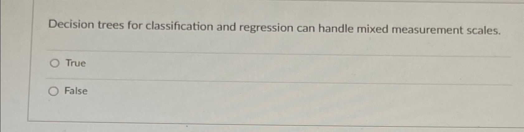 Solved Decision trees for classification and regression can | Chegg.com