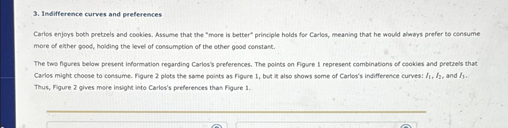 Solved Indifference curves and preferencesCarlos enjoys both | Chegg.com