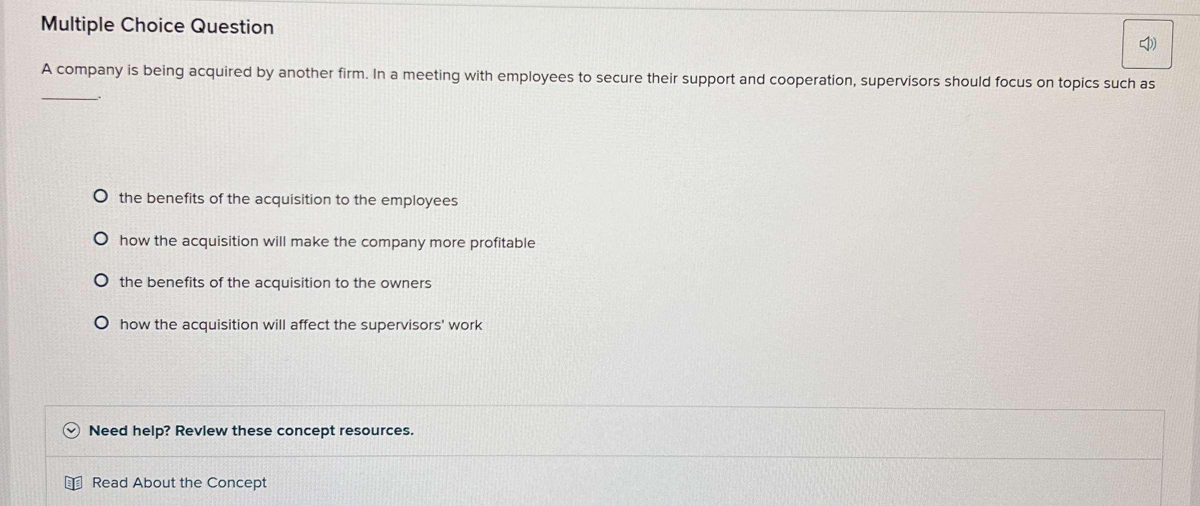 Solved Multiple Choice QuestionA company is being acquired | Chegg.com