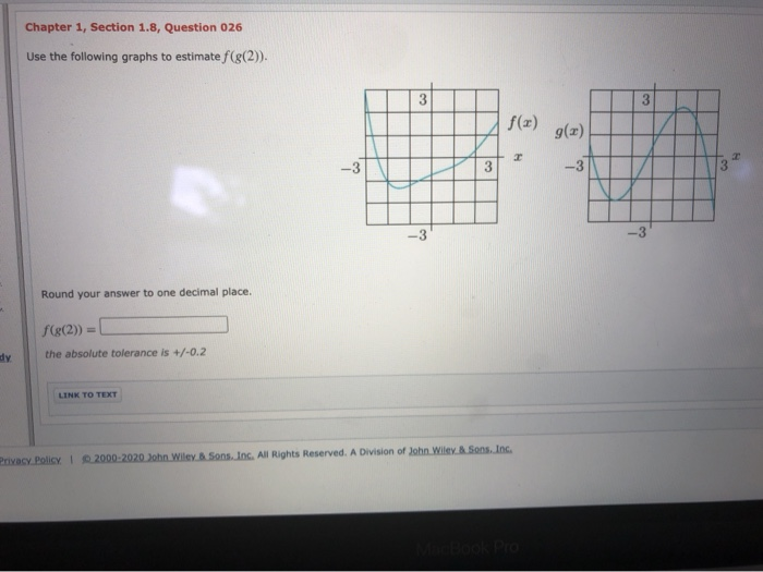 Solved Chapter 1, Section 1.8, Question 026 Use the | Chegg.com