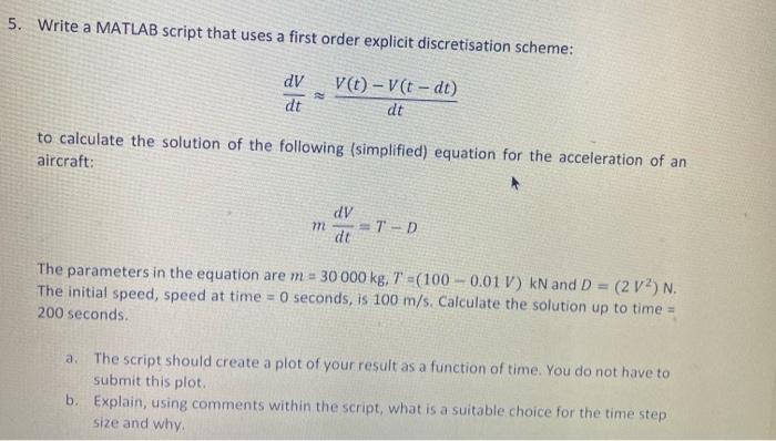 Solved Dont Answer Unless Its On Matlab With A Matlab Script 6349