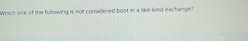 Solved Which one of the following is not considered boot in | Chegg.com