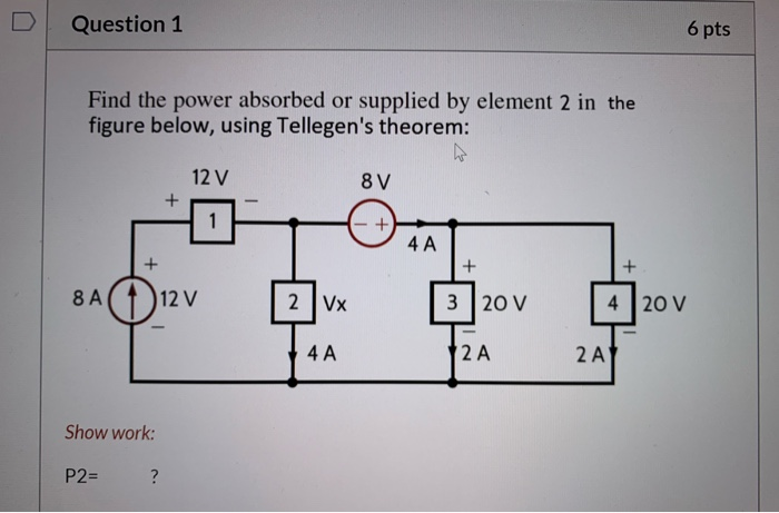 Solved Question 3 3 pts In the circuit of question 1, what | Chegg.com