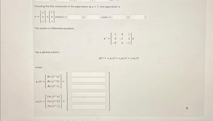 Solved The matrix | Chegg.com