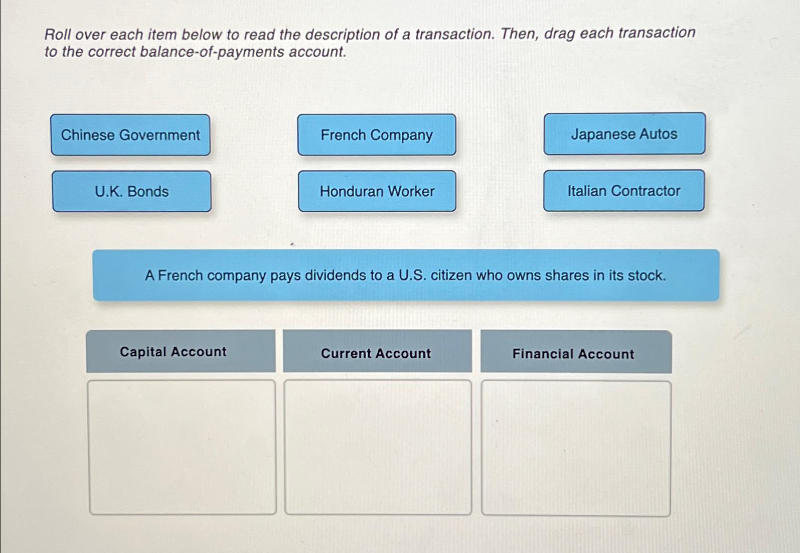 Solved The Balance-of-Payment (BOP) ﻿ExplainedInternational | Chegg.com
