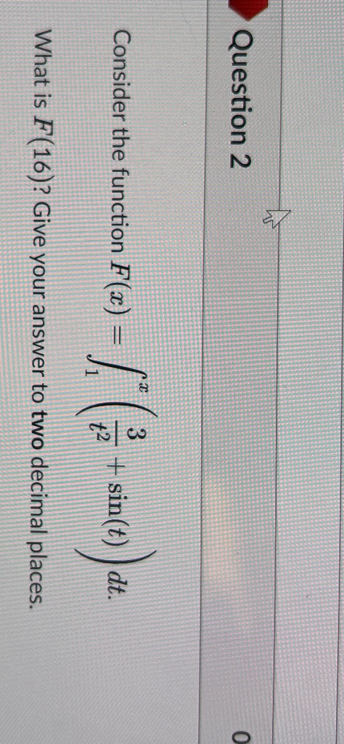 Solved Question 2Consider the function | Chegg.com Solved Question 2Consider the function | Chegg.com