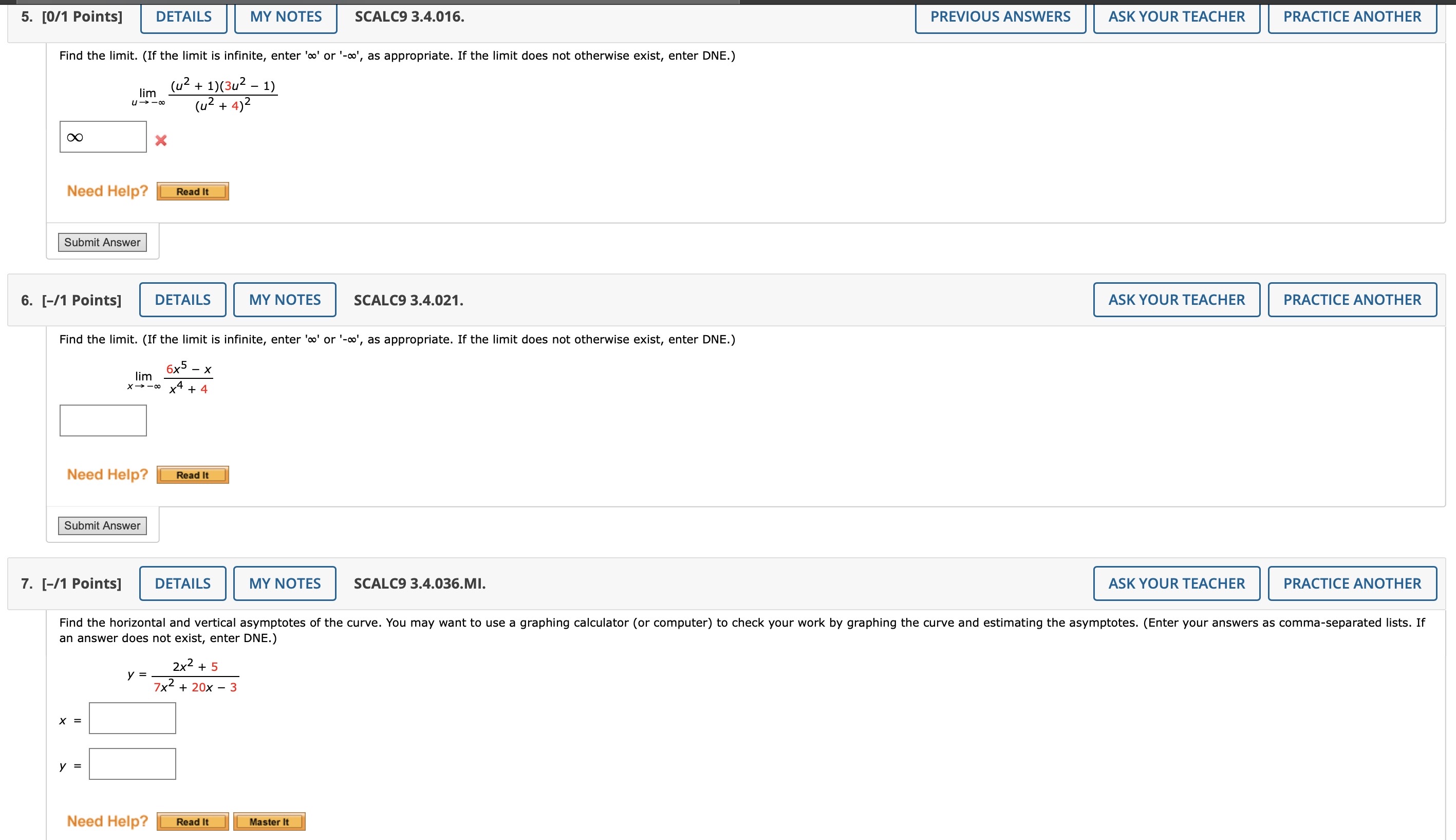 Solved Find the limit. (If the limit is infinite, enter | Chegg.com