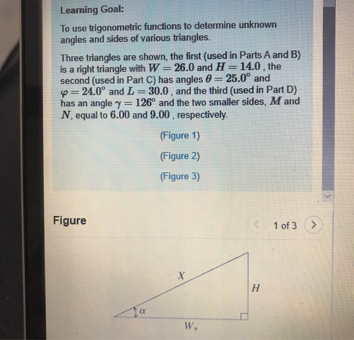 Solved For the first triangle, what is the length of its | Chegg.com