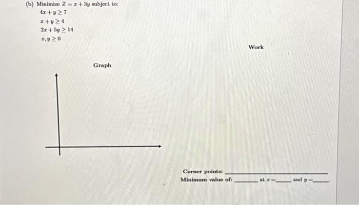 Solved 7. Find the indicated optimal values and the points | Chegg.com