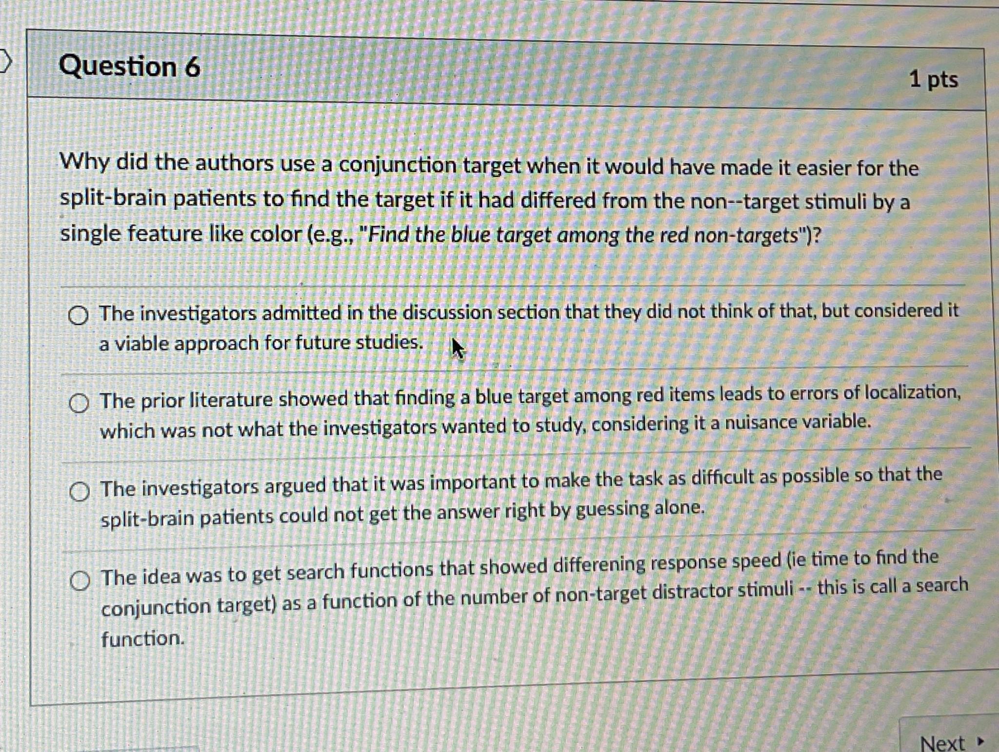 Solved Question 61 ﻿ptsWhy did the authors use a conjunction | Chegg.com