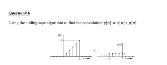 Question# 6Using the sliding-tape algorithm to find | Chegg.com