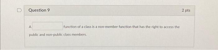 Solved Both the Constructor and Destructor can be declared | Chegg.com