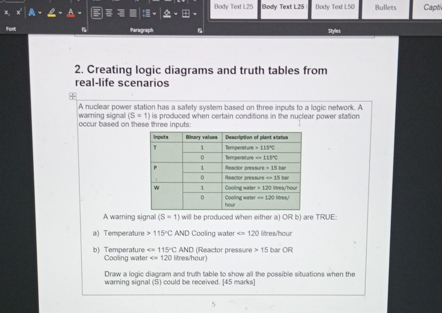 Solved 2. Creating logic diagrams and truth tables from | Chegg.com