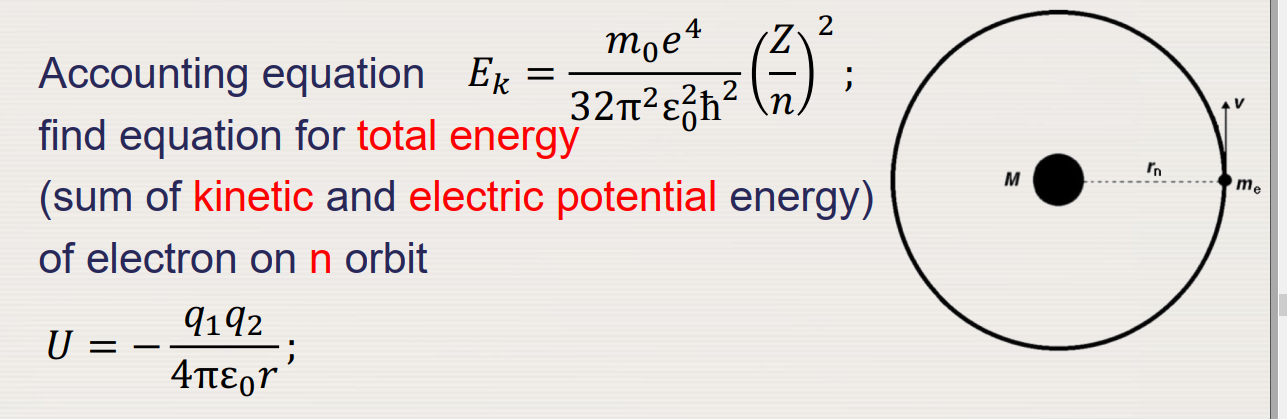 Solved Accounting equation Ek=m0e432π2ε02ℏ2(Zn)2;find | Chegg.com