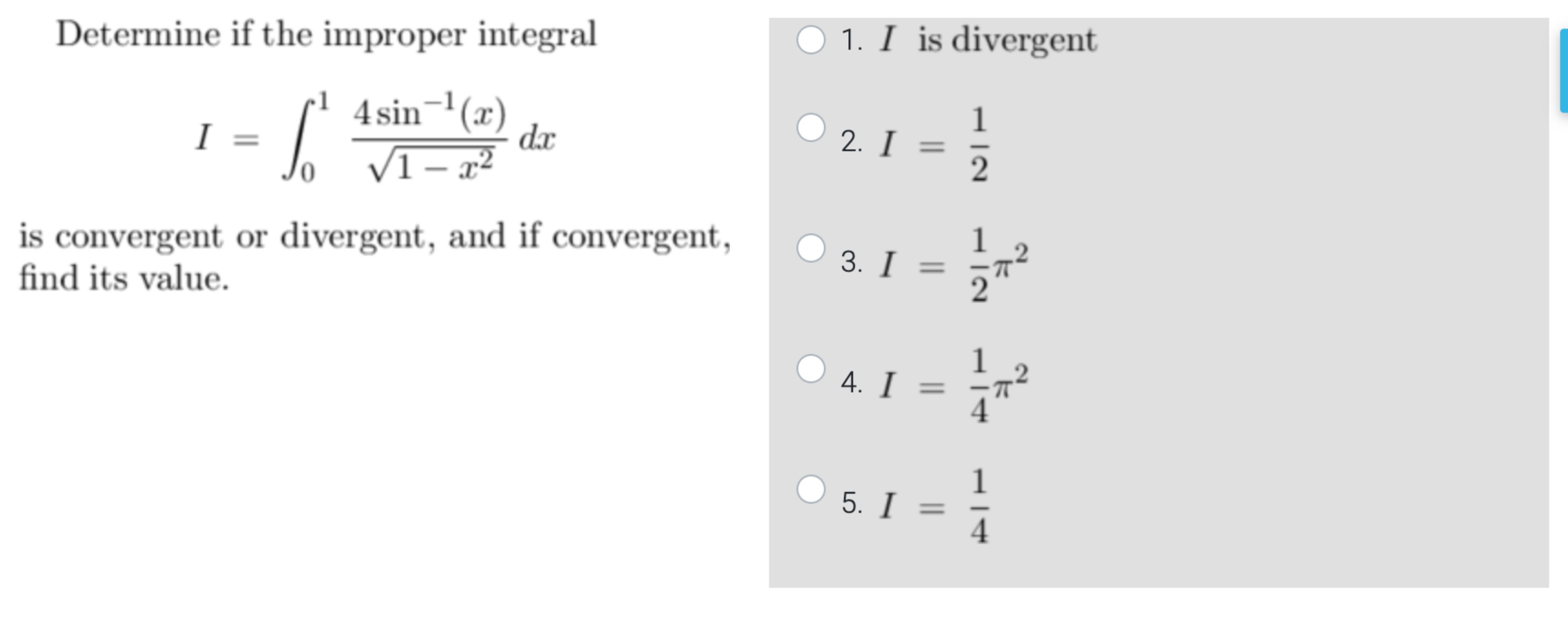 Solved Determine if the improper | Chegg.com