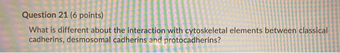 Solved Question 21 (6 points) What is different about the | Chegg.com