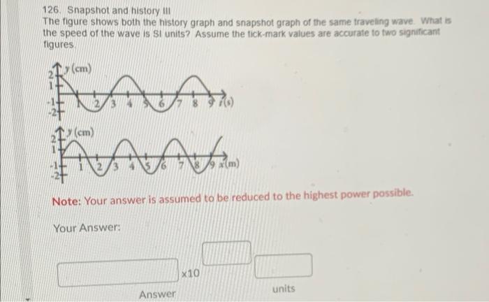 Solved 126 Snapshot and history III The figure shows both | Chegg.com