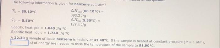 Solved The following information is given for bismuth at | Chegg.com