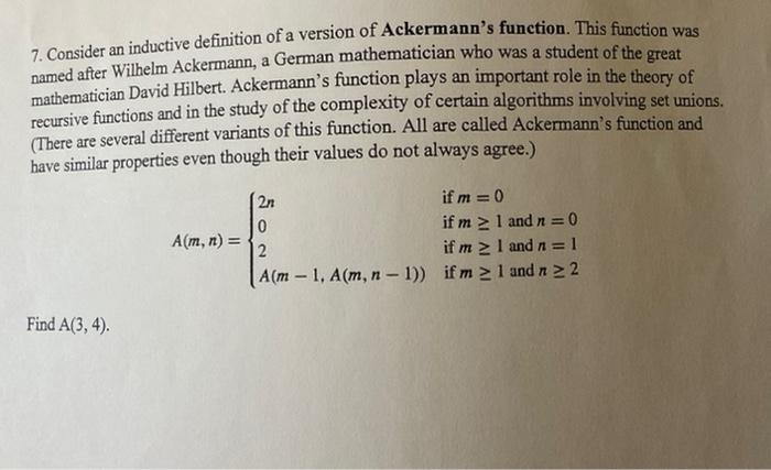 Solved 7. Consider an inductive definition of a version of | Chegg.com