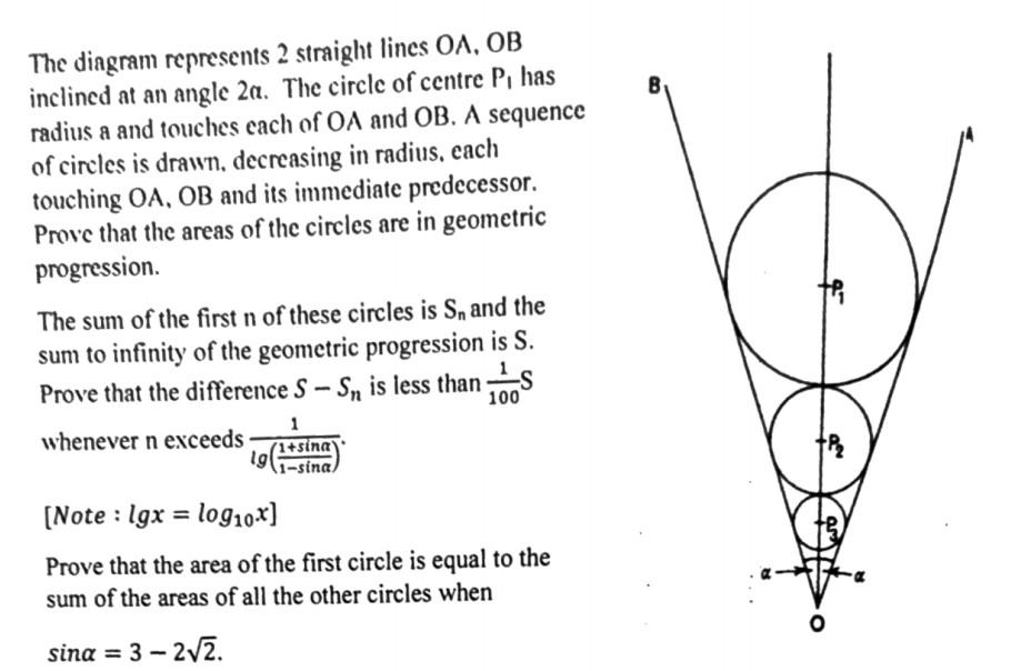 Solved The diagram represents 2 straight lines OA,OB | Chegg.com