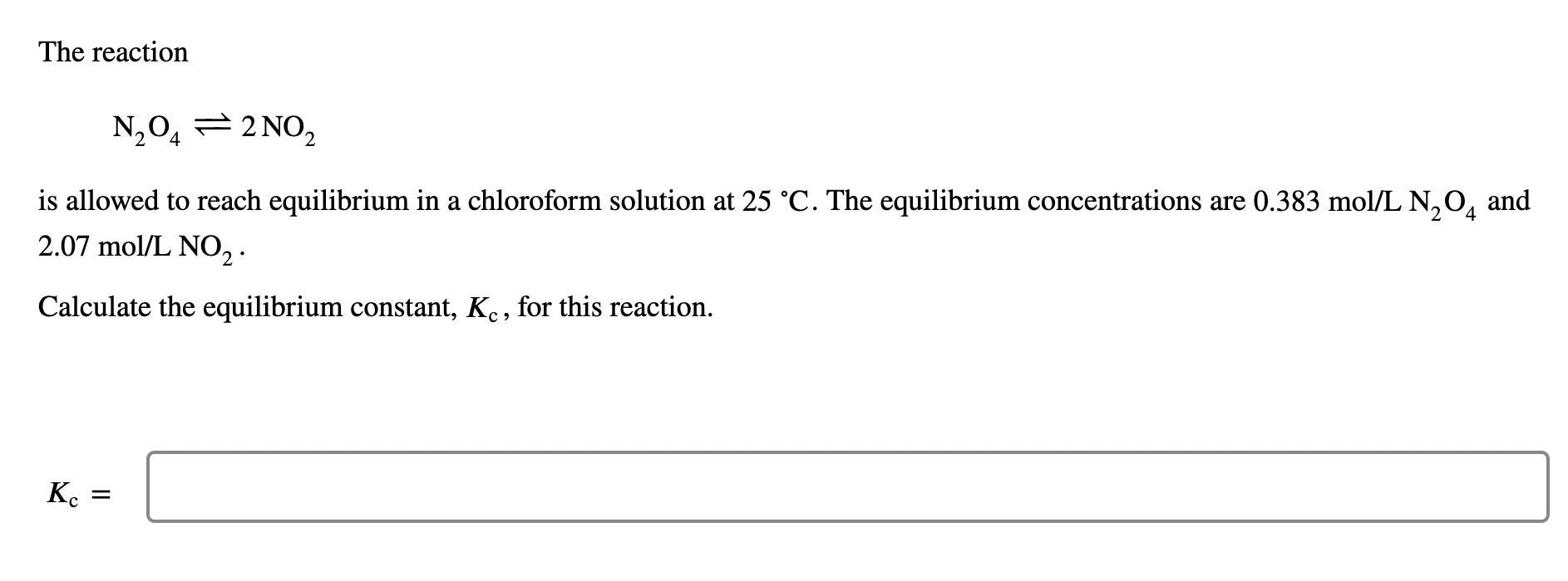 Solved Calculate the equilibrium concentrations of | Chegg.com