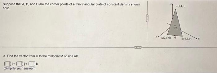 Solved Suppose that A, B, and C are the corner points of a | Chegg.com