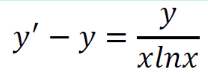 Solved у y' – y=- xlnx | Chegg.com