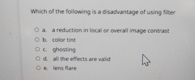 Solved Which of the following is a disadvantage of using | Chegg.com