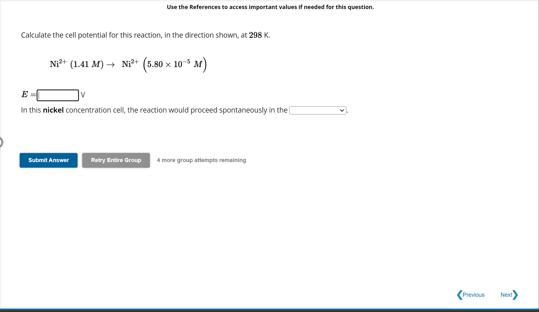 Solved Use the References to access important values if | Chegg.com