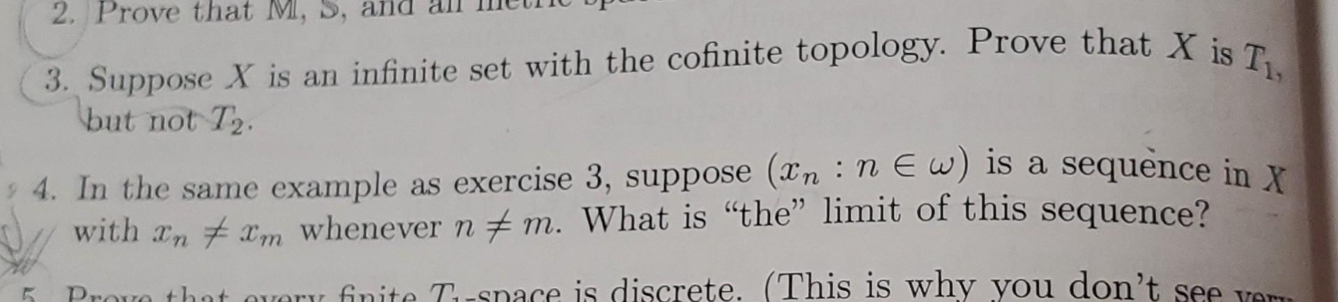 Solved 3. Suppose \\( X \\) is an infinite set with the | Chegg.com