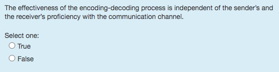 Solved The effectiveness of the encoding-decoding process is | Chegg.com