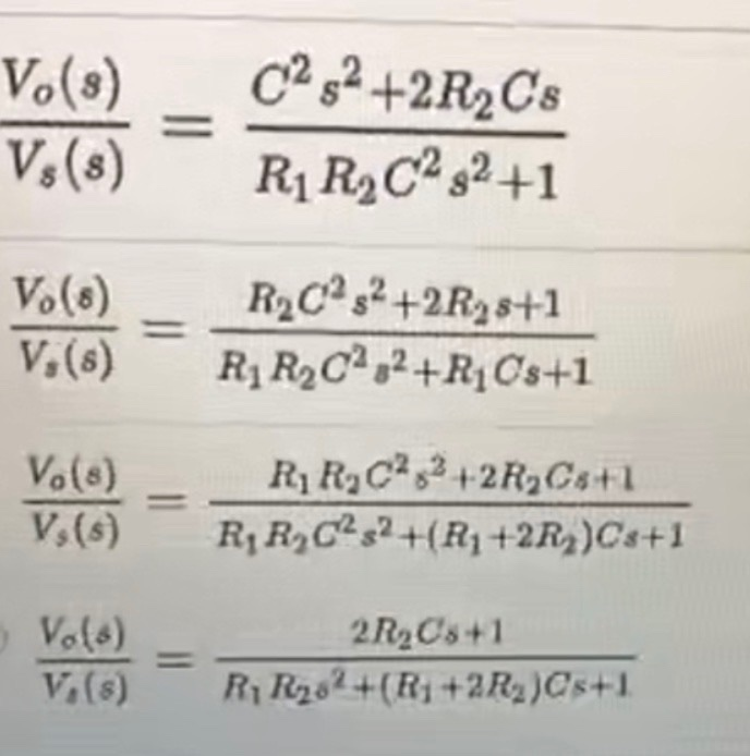 Solved R1 с С + Фо Vs R2 V.(3) Vs(8) C°,2 +2R2Cs R1 R2C232 | Chegg.com