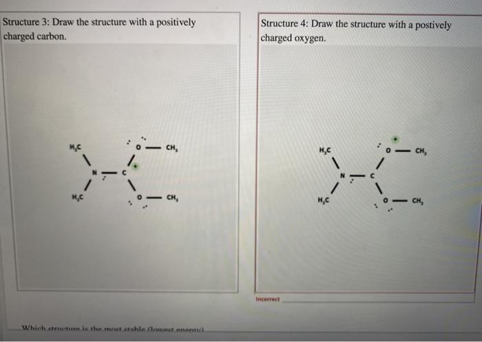 Solved For the cation shown, four resonance structures are | Chegg.com