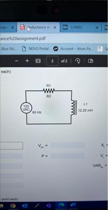 Solved VR1=P= VARs=6. Find the values (t) poin eachi) | Chegg.com