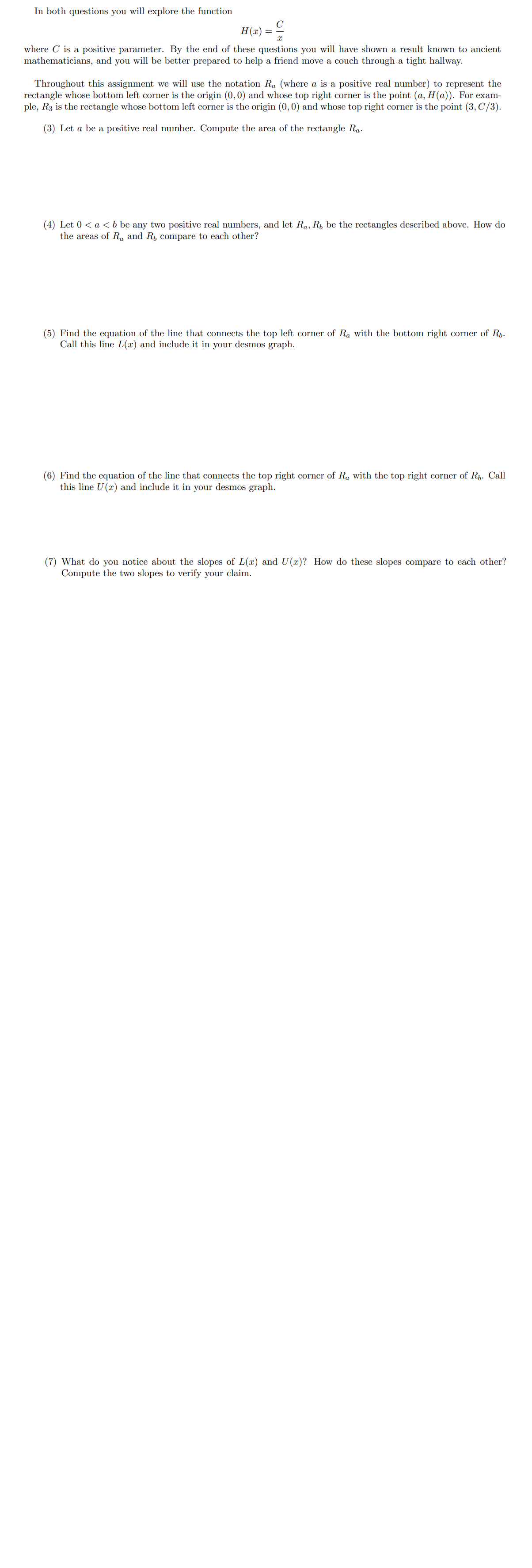 Solved In both questions you will explore the | Chegg.com