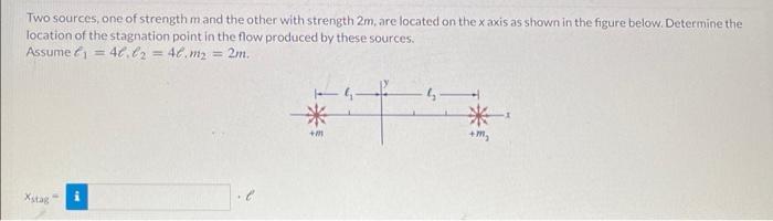 Solved Two sources, one of strength and the other with | Chegg.com