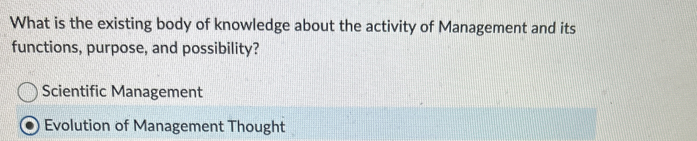 Solved What is the existing body of knowledge about the | Chegg.com