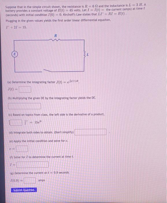Solved Suppose that in the simple circuit shown, the | Chegg.com