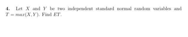 Solved Let x ﻿and Y ﻿be two independent standard normal | Chegg.com