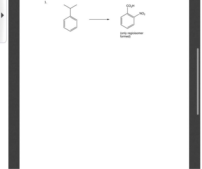 Solved 1. CO H NO (only regioisomer formed) | Chegg.com
