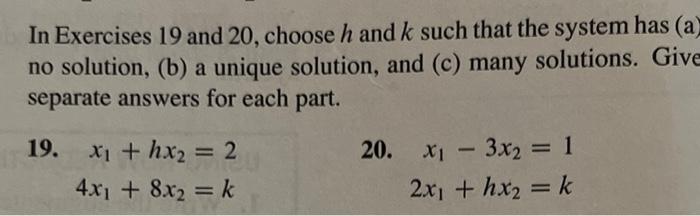 [solved] In Exercises 19 And 20 Choose H And K Such That