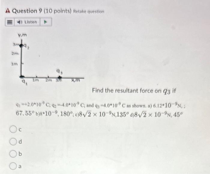 Solved A Question 9 (10 points) Retake question Find the | Chegg.com Solved A Question 9 (10 points) Retake question Find the | Chegg.com