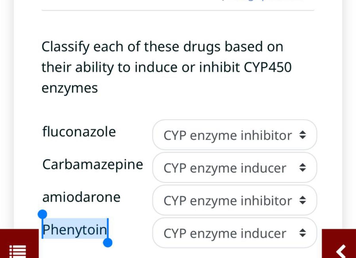 Solved Classify each of these drugs based on their ability | Chegg.com