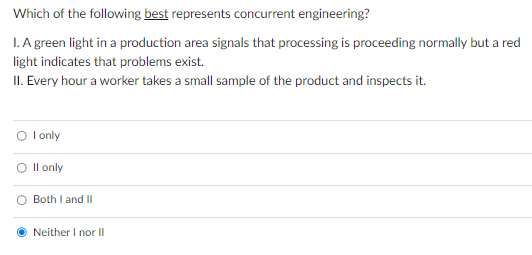 Solved Which of the following best represents concurrent | Chegg.com