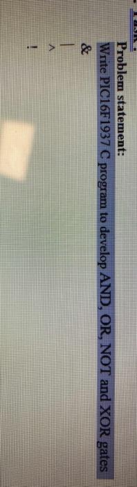 Solved Ersten ALLE Write PIC16F1937 C program to develop | Chegg.com