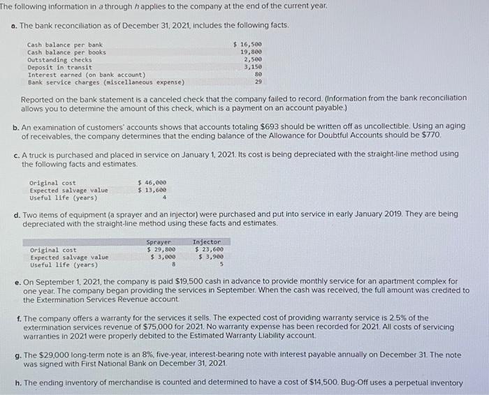 Bug-Off Exterminators provides pest control services | Chegg.com