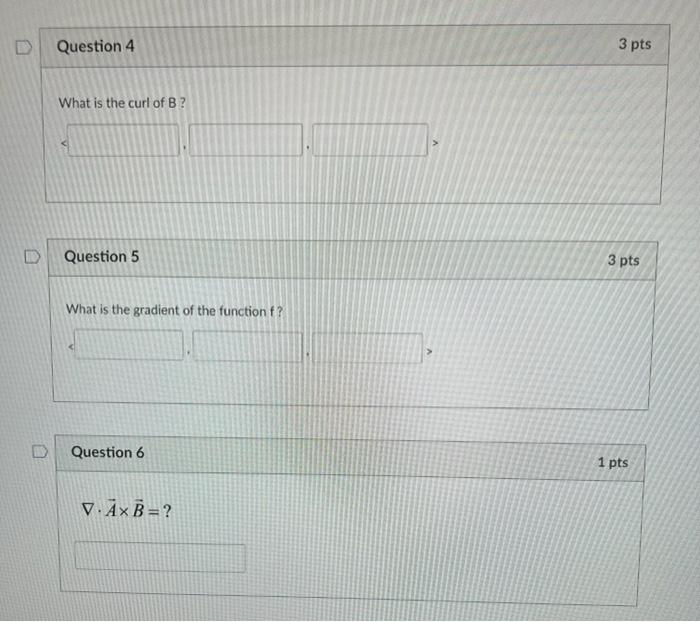 Solved Given: A=xx^−2y2z^B=3xyy^+4x2z^f=x2y−2xz2 Find the | Chegg.com
